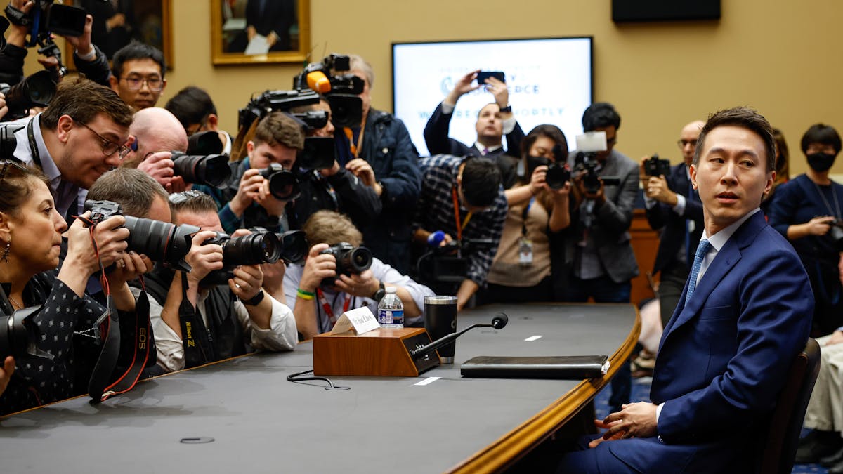 TikTok CEO Keeps His Cool, But Scores Few Points — The Information