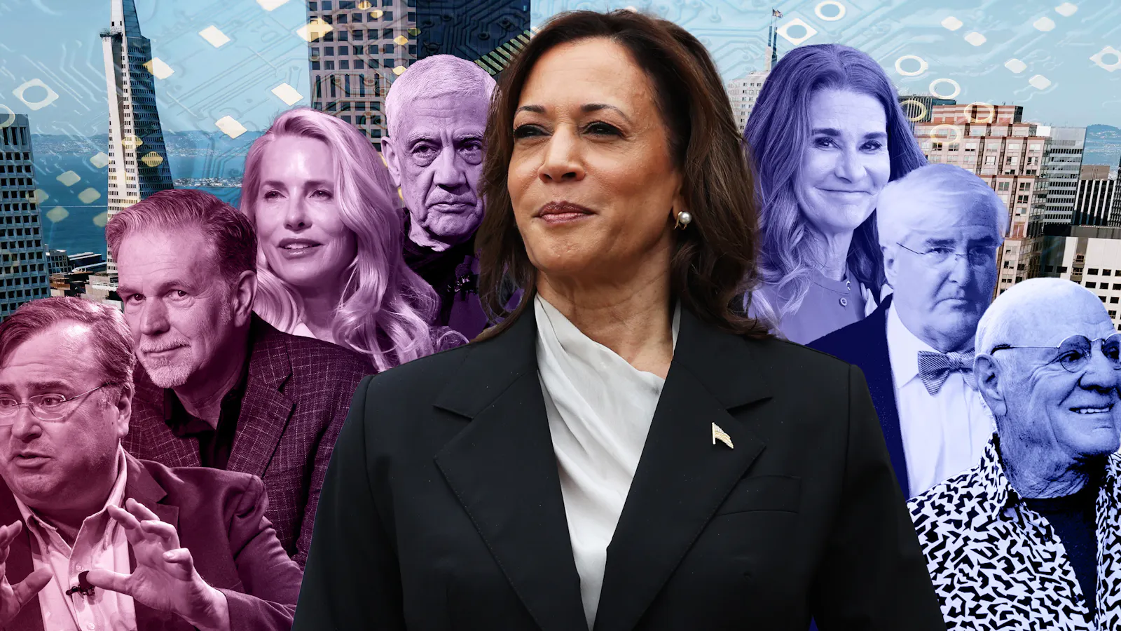 ‘A Unicorn Moment’: Inside Kamala Harris’ Reenergized Web of Silicon ...