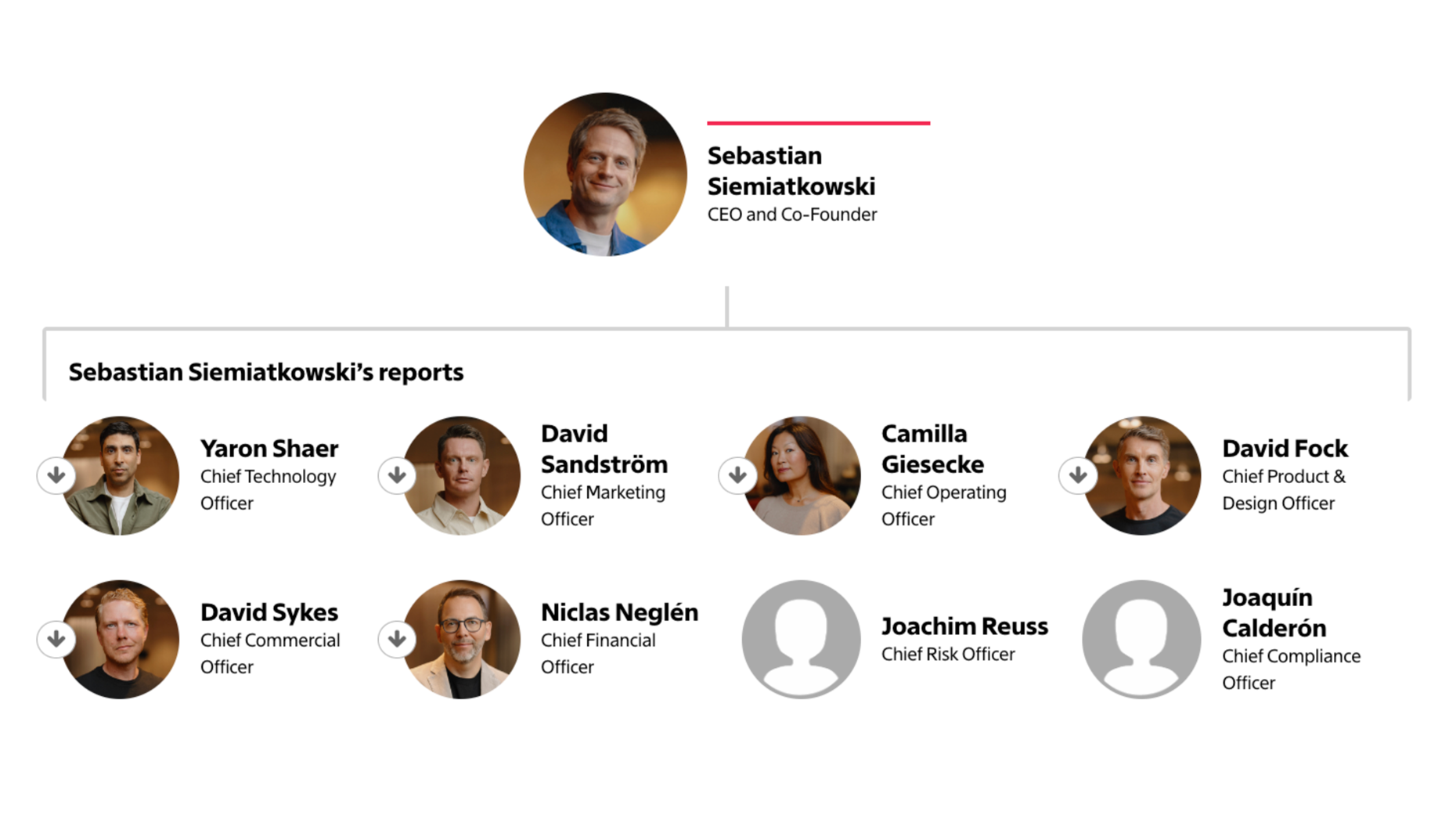 Klarna Org Chart & Company Structure Hierarchy — The Information